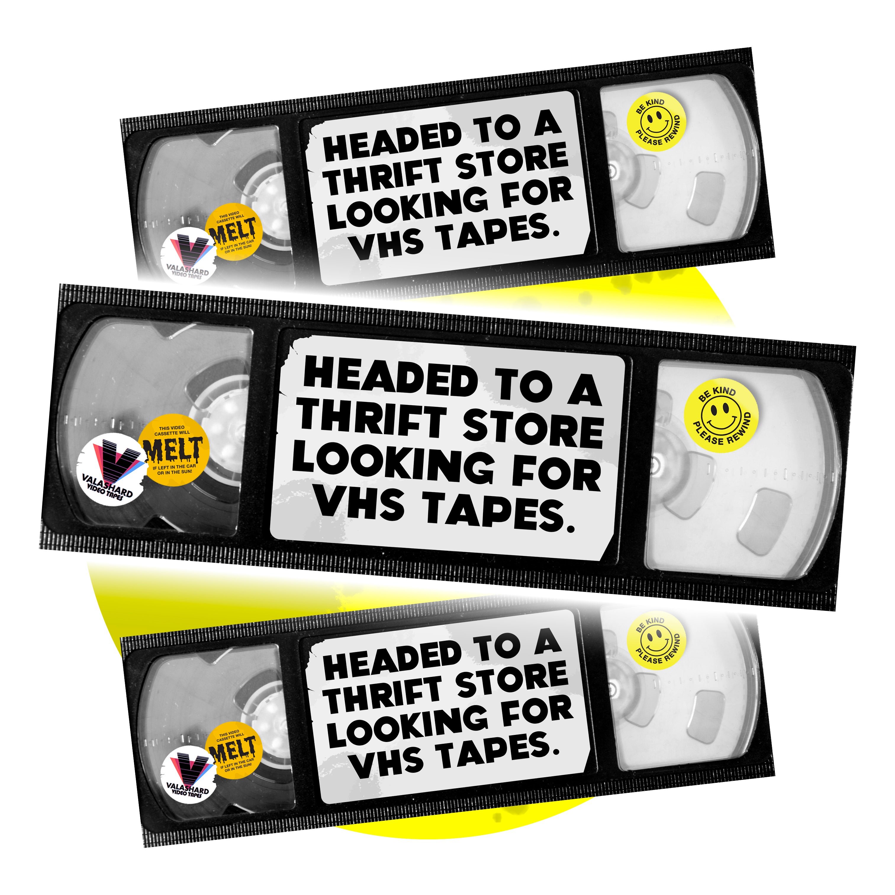STICKERS AND FIGURES – Valashard Video Tapes