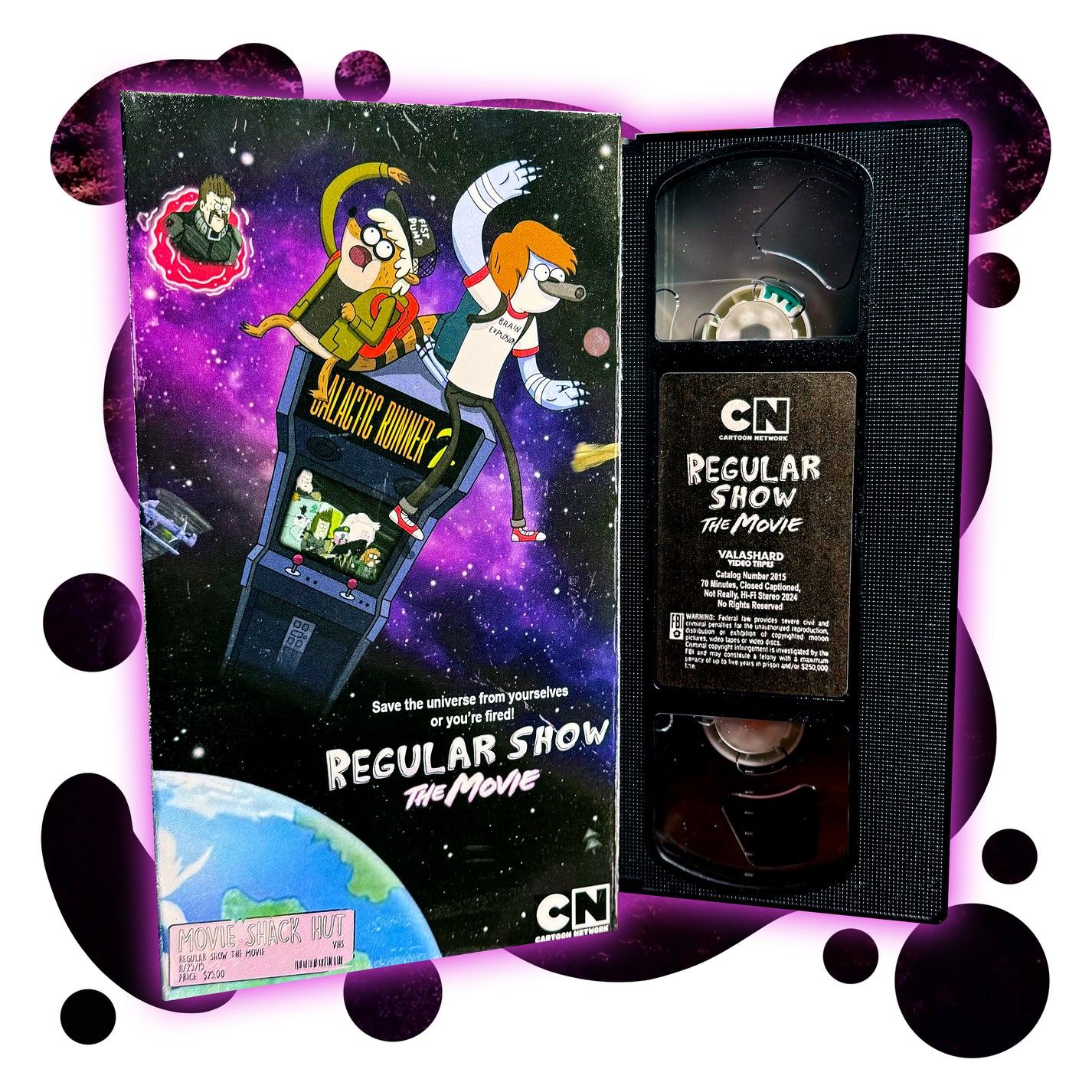 REGULAR SHOW THE MOVIE VHS – Valashard Video Tapes