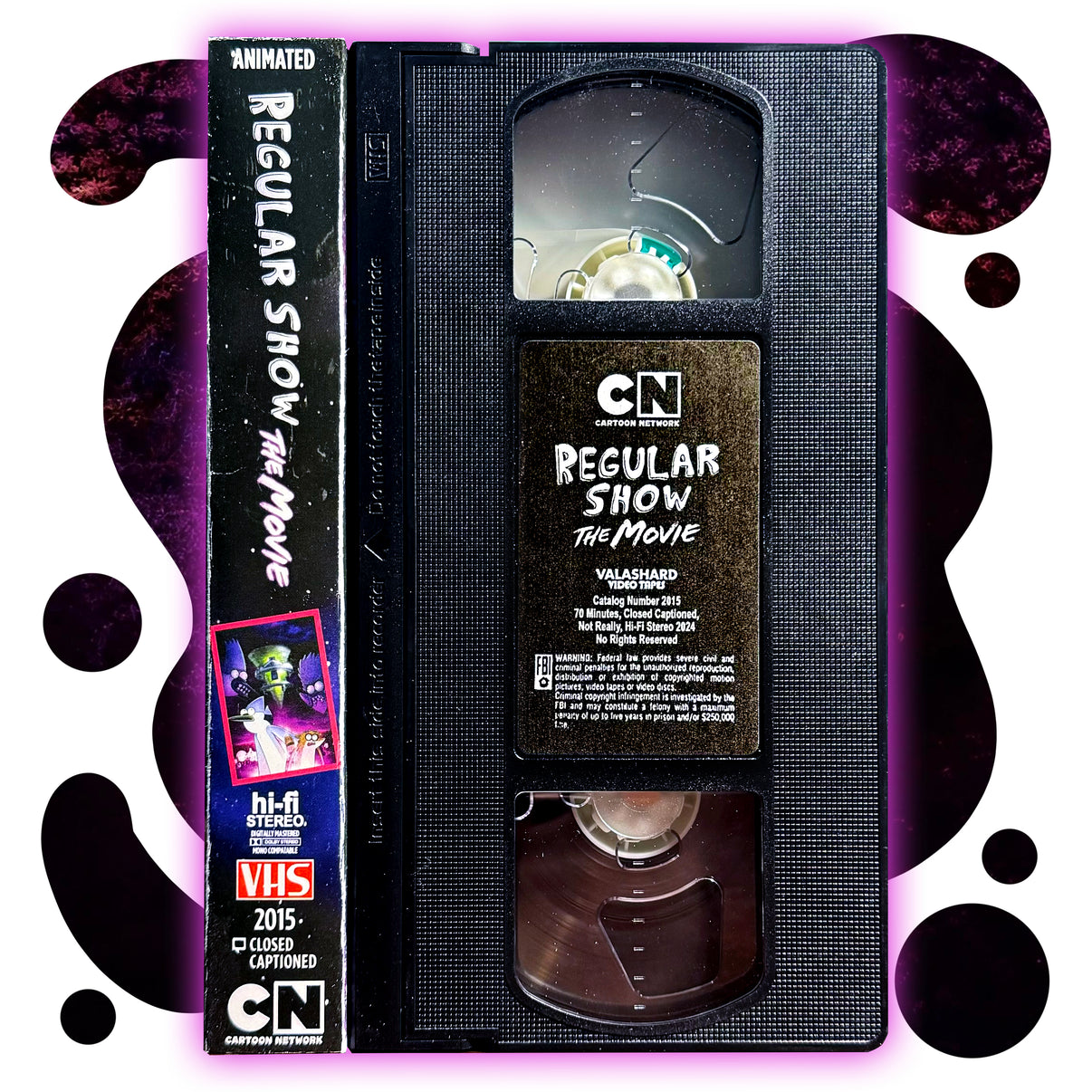 REGULAR SHOW THE MOVIE VHS – Valashard Video Tapes