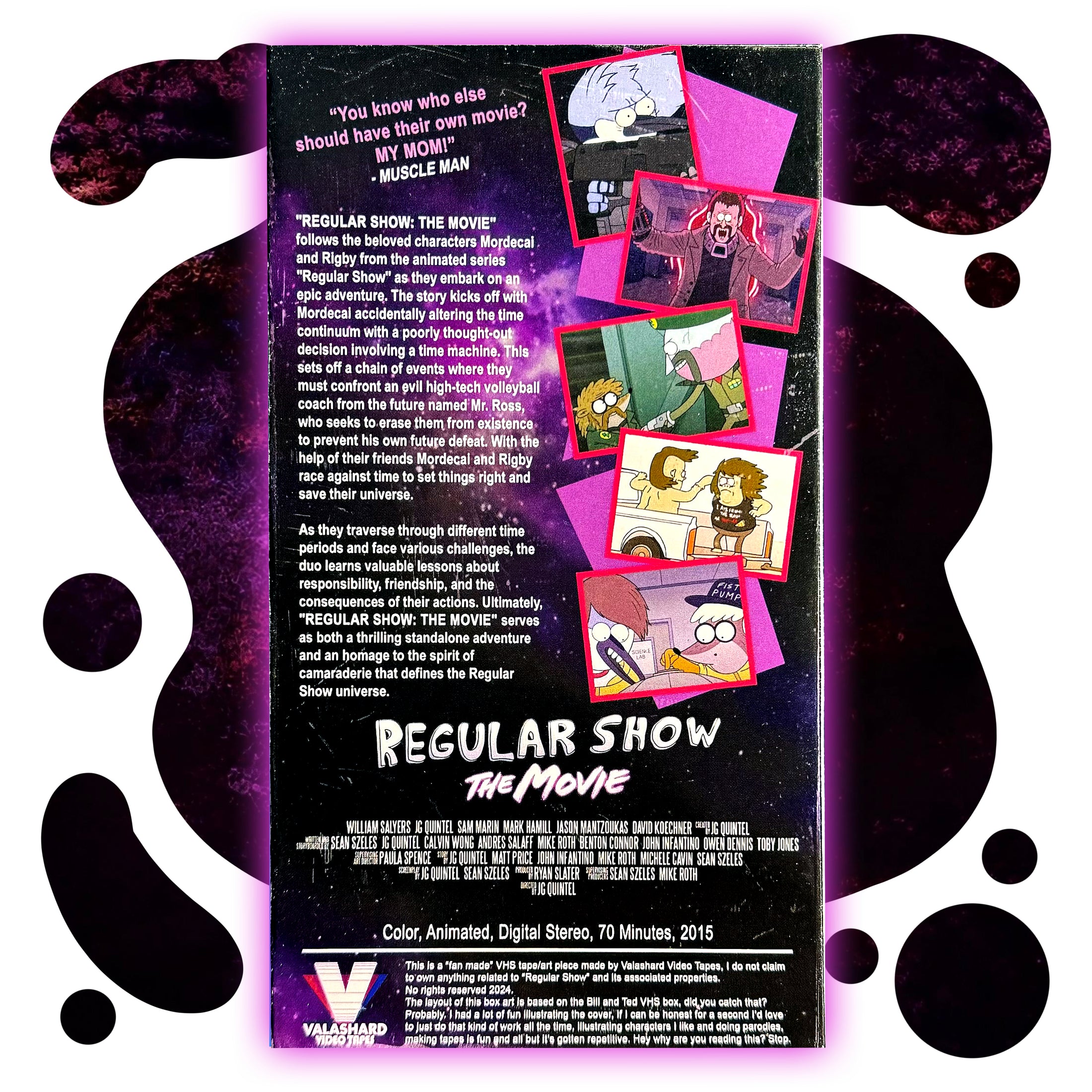 REGULAR SHOW THE MOVIE VHS – Valashard Video Tapes