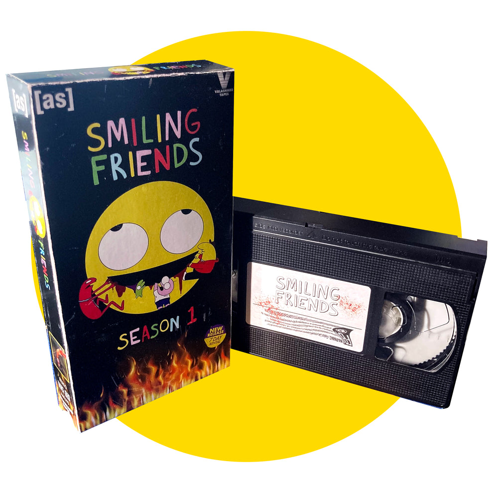 SMILING FRIENDS SEASON 1 VHS – Valashard Video Tapes